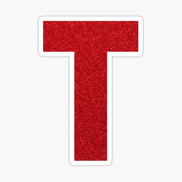 "Letter - T" Sticker for Sale by Hayatartdesign | Redbubble