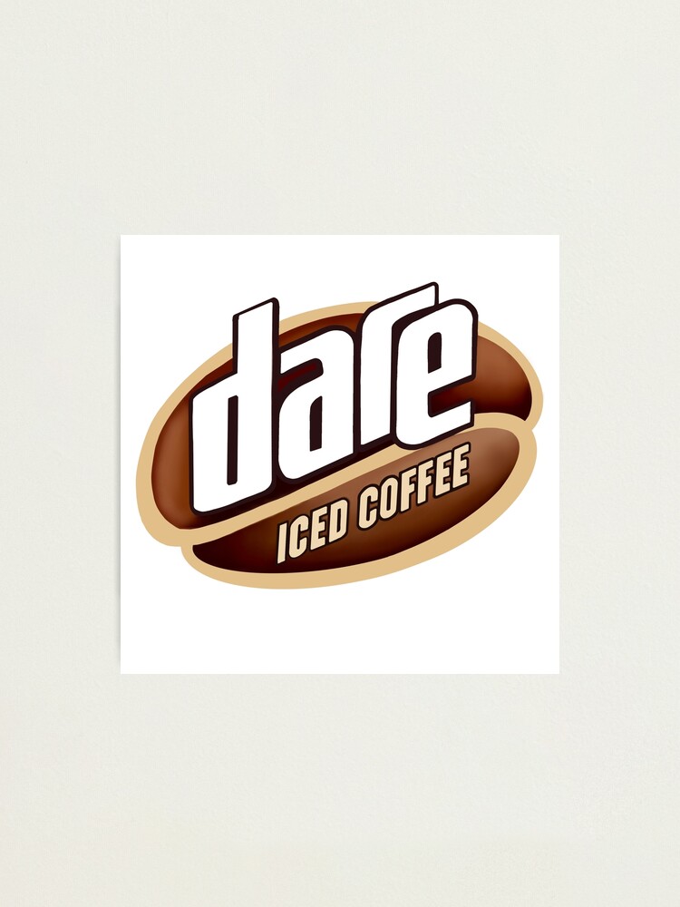 "Dare Iced Coffee Logo" Photographic Print for Sale by TheBlackRoze ...