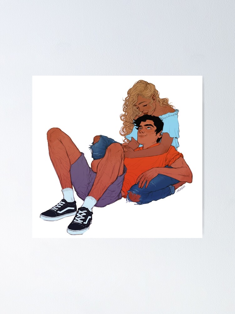 "Percy and Annabeth" Poster for Sale by meabhd | Redbubble