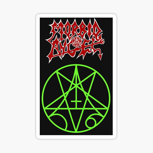 "MORBID ANGEL BEST SELLER" Sticker for Sale by Havights | Redbubble