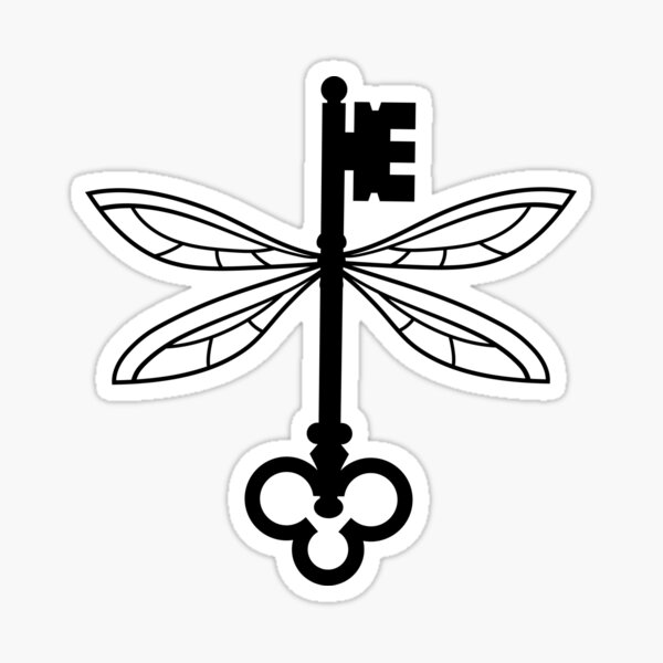 "Flying Key - Magic Winged Key - Halloween illusion - Dragonfly wings ...