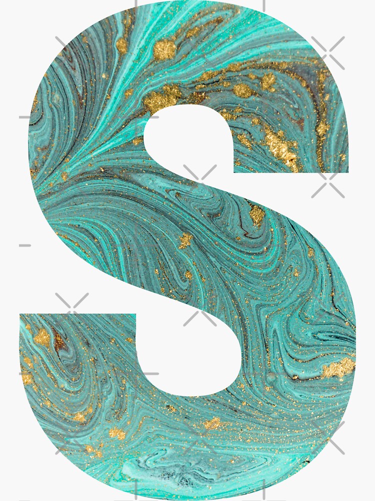 "Letter - S" Sticker for Sale by Hayatartdesign | Redbubble
