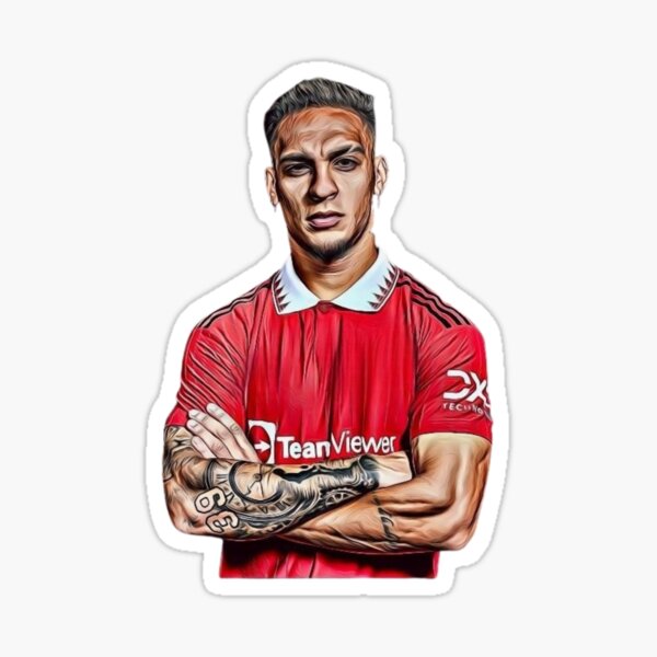 "Antony Matheus dos Santos - Manchester United" Sticker for Sale by ...
