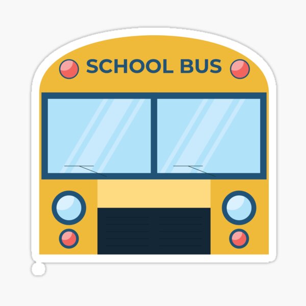 "School Bus Costume Cool Easy Vehicle" Sticker for Sale by HJATA99 ...