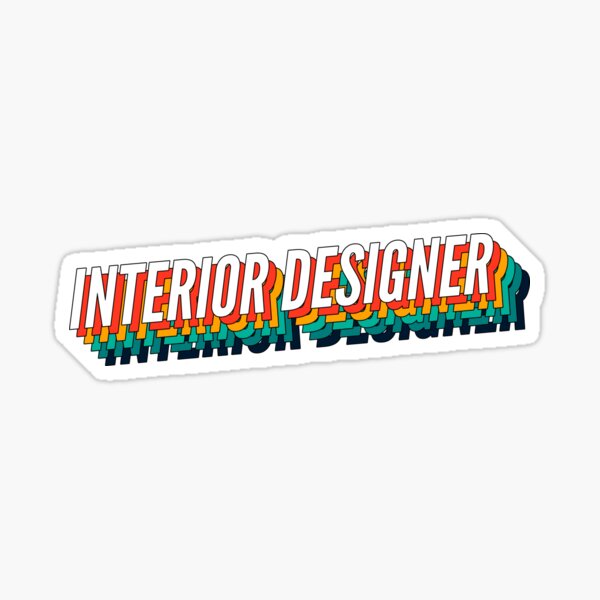 "Interior Designer Retro Vintage Label For The Best Interior Designer ...