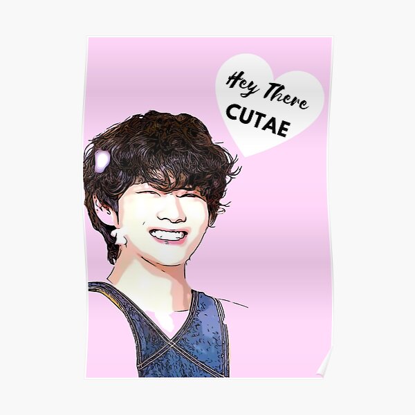 Póster «Tae hyung | kim tae hyung | Tae Tae | BTS | Bangtan | Tarjeta ...