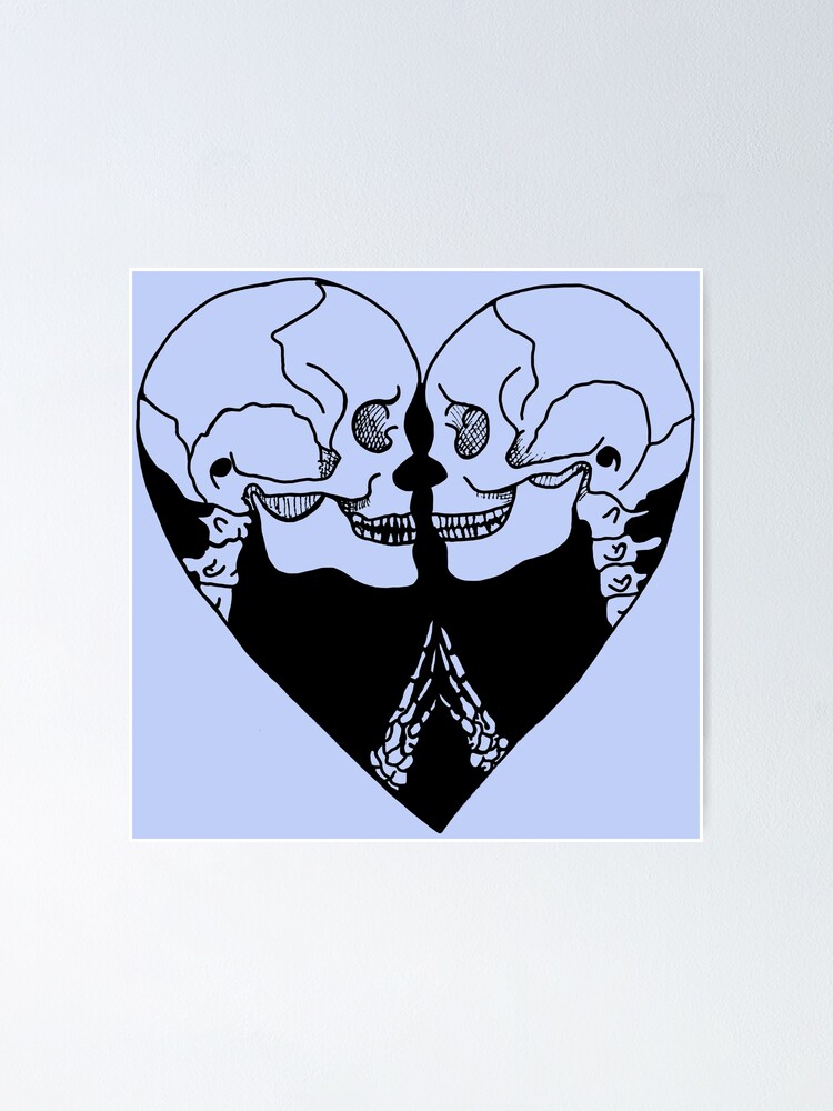 "Forever love, black outline" Poster for Sale by Wolf-Moon-Mumma ...