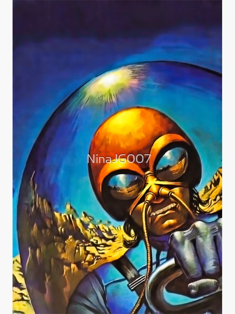 "Space Ranger - Vintage Sci-Fi Art" Sticker for Sale by NinaJG007 ...