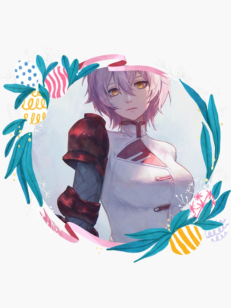 "The Case Study of Vanitas Anime - Female Character Oval Frame" Sticker ...