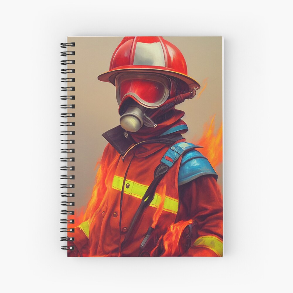 "Firefighter Epic Scene Wallpaper, Digital Art, Realistic Render ...