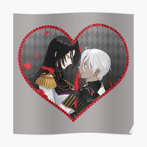 "The Case Study of Vanitas Anime - Lovers Heart frame" Poster for Sale ...