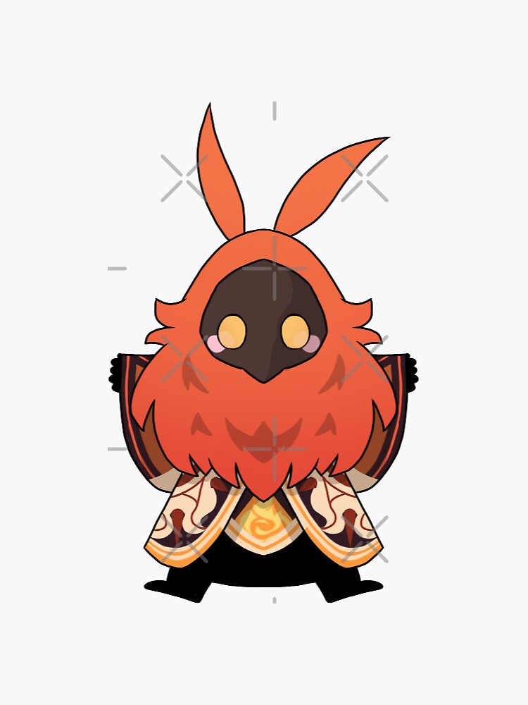 "Chibi Pyro Abyss Mage " Sticker for Sale by yellow-cactus | Redbubble