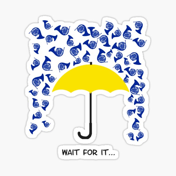 "Wait for it" Sticker by Nixilei | Redbubble