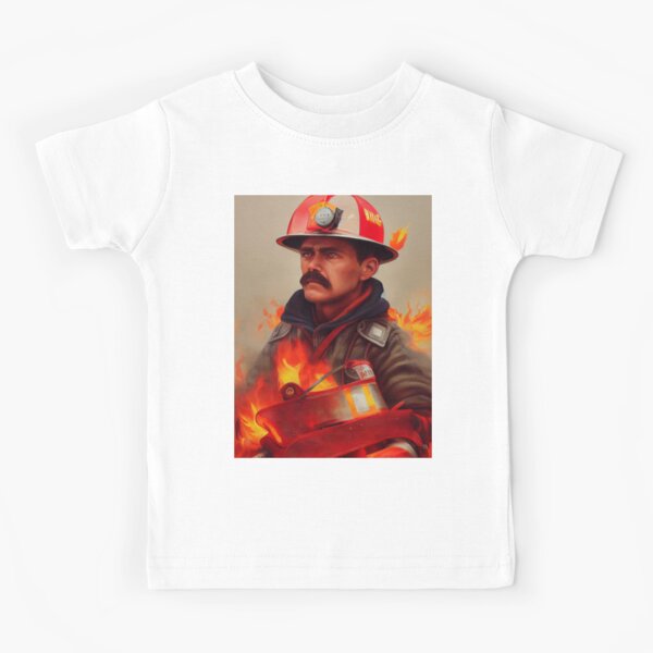 "Firefighter Epic Scene, Digital Art, Realistic Render, Painting ...