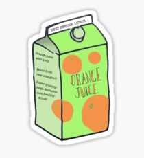Orange Juice: Stickers | Redbubble