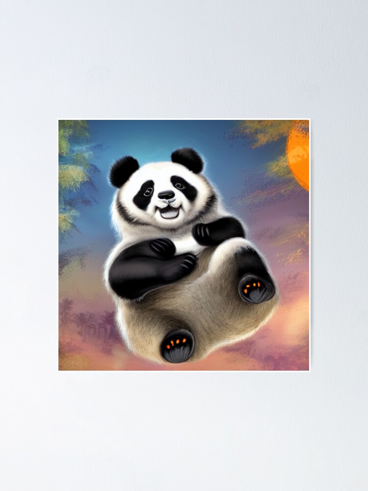 "realistic max panda the engineer ai art bot prompt" Poster for Sale by ...