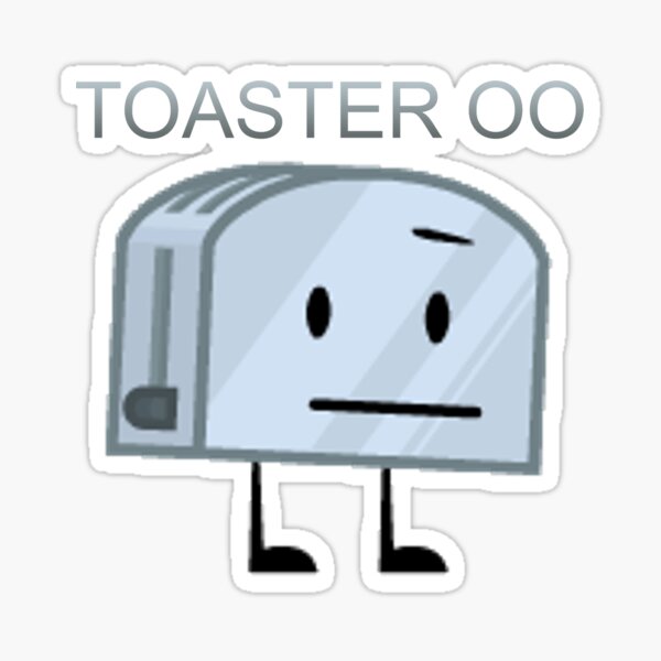 "Toaster OO" Sticker for Sale by Jack-the-beast | Redbubble