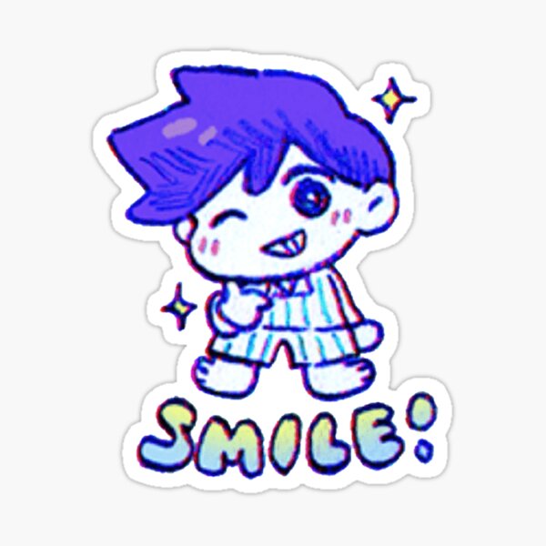 "Omori Chibi hero- Smile " Sticker for Sale by Clairebutler886 | Redbubble