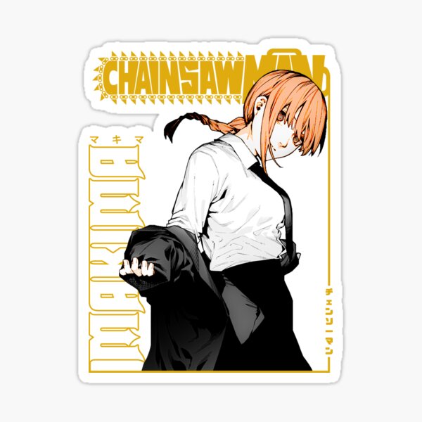 "Makima - Chainsaw Man" Sticker for Sale by ice-man7 | Redbubble