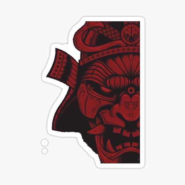 "oni" Sticker for Sale by glyceria | Redbubble