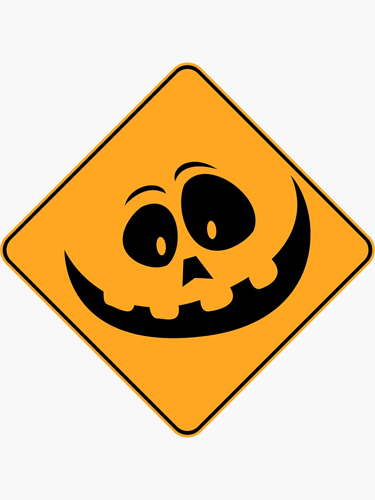 "Spooky Face bumper sticker Essential Sticker" Sticker for Sale by ...