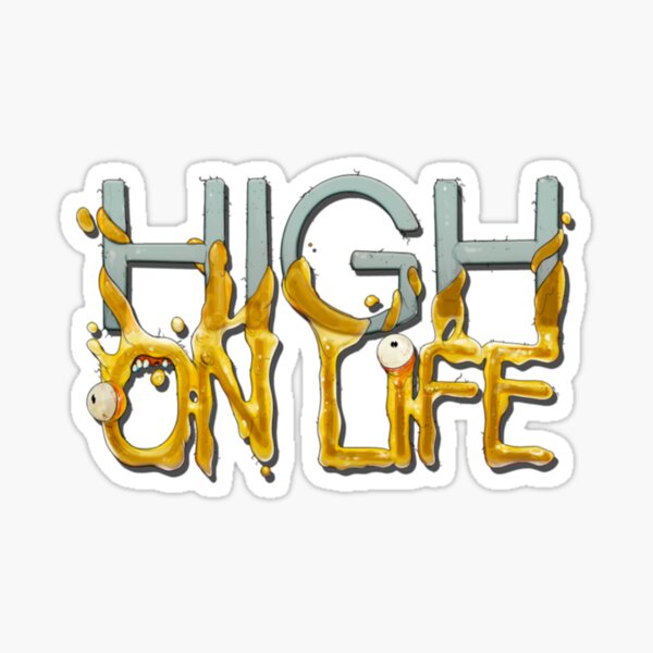 "High on life game " Sticker for Sale by Aeyssa | Redbubble