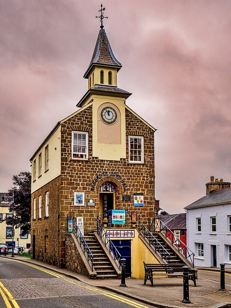 "Narberth Town Hall, Pembrokeshire" Framed Art Print for Sale by ...