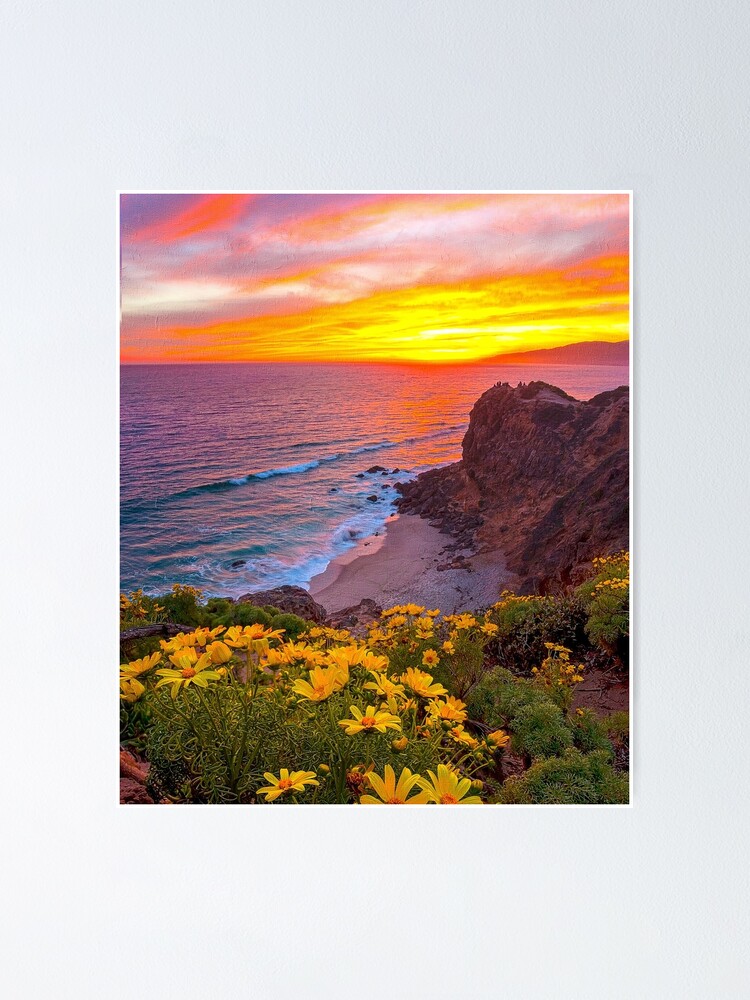 "Malibu Leo Carrillo Beach Sunset, Malibu Point Dume Coast Aesthetic ...