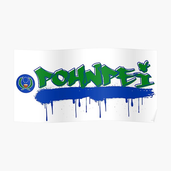 "Pohnpei" Poster for Sale by PolyMicroMela | Redbubble