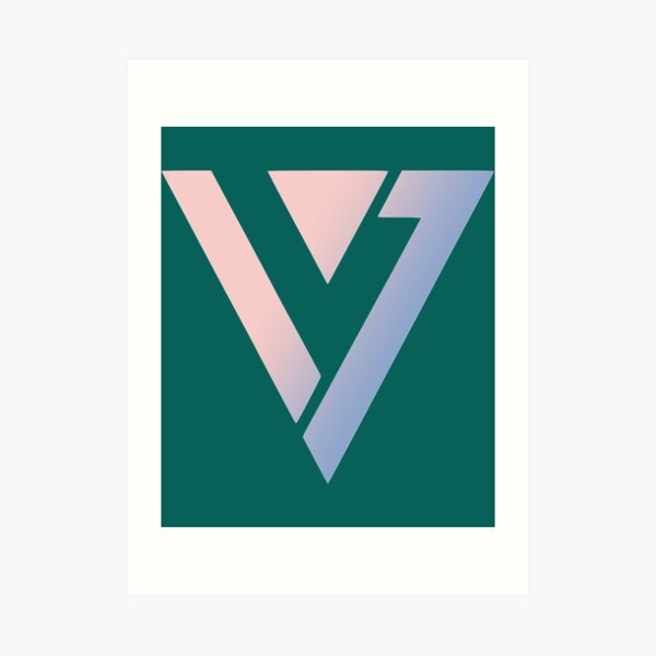 "Seventeen - Original Logo " Art Print for Sale by BBBCustomm | Redbubble