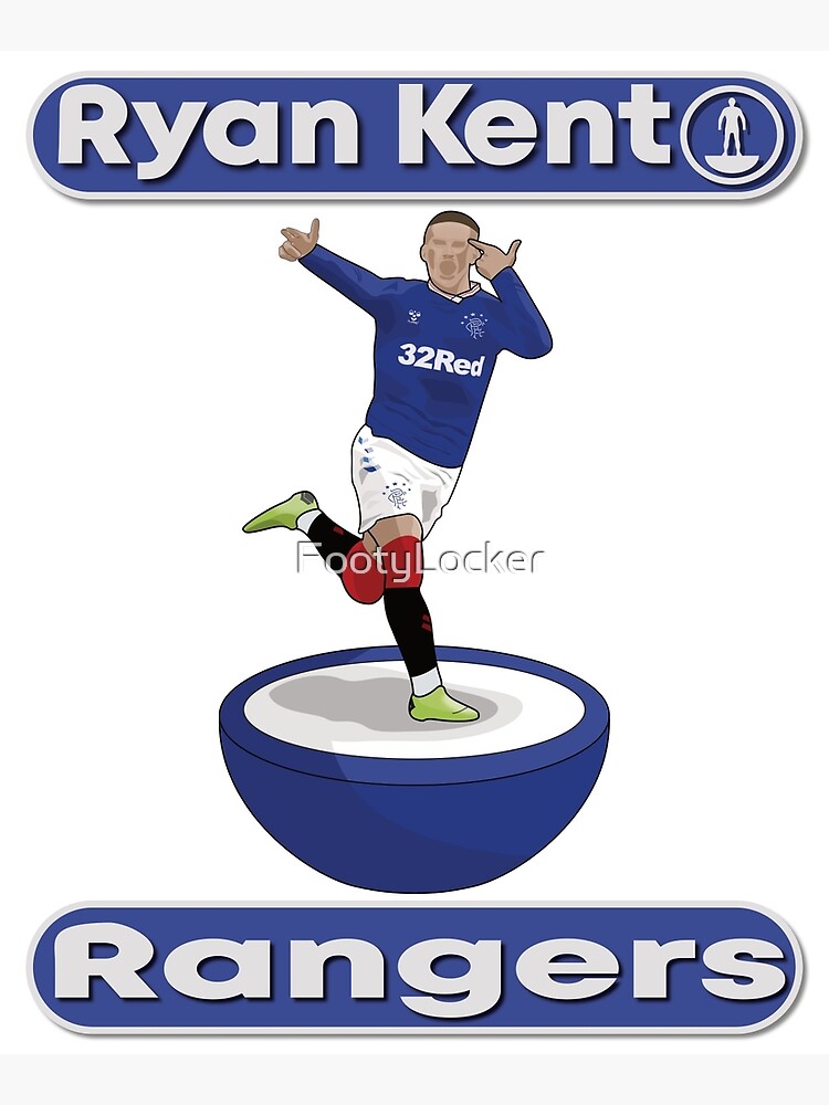 "Ryan Kent Goal Celebration, Subbuteo Style Player, Rangers Fan Art ...