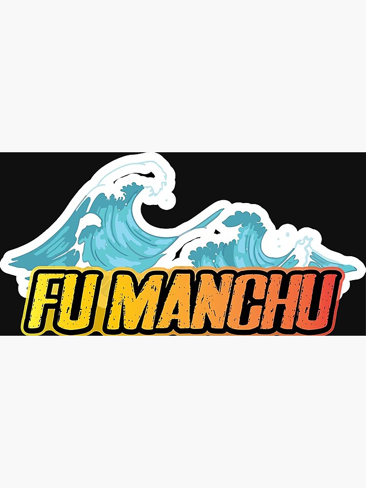 "fu manchu" Sticker for Sale by gbims4j | Redbubble