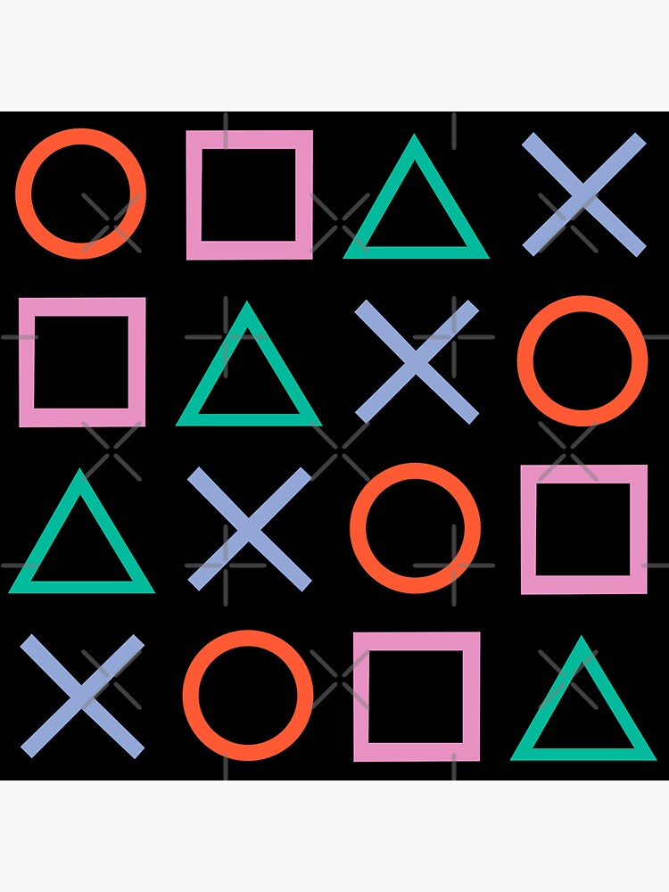 "Video Game Controller Button Pattern" Sticker for Sale by ...