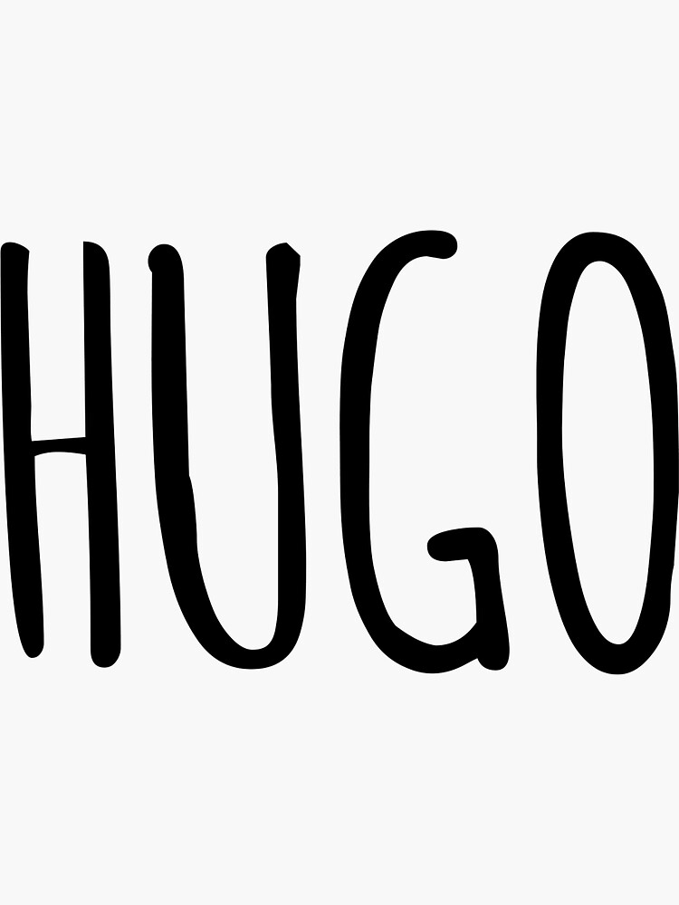 "HUGO" Sticker for Sale by FTML | Redbubble