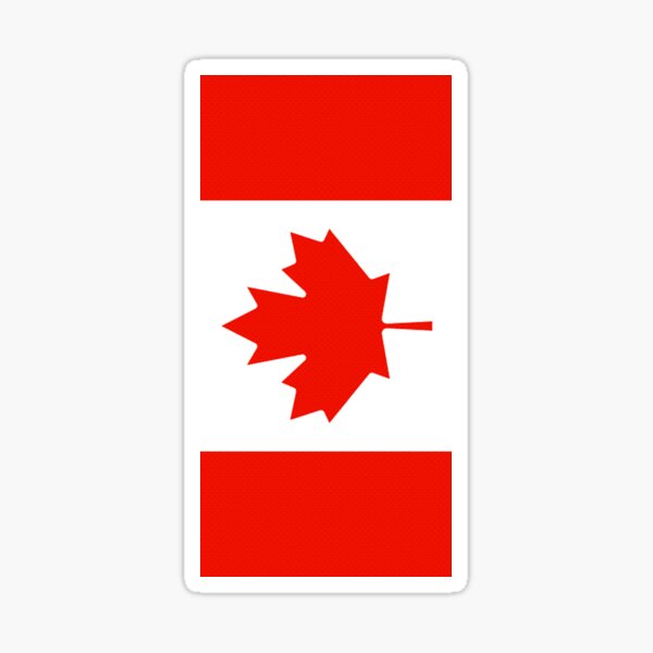 "Canadian Flag" Sticker for Sale by IlluminatedPage | Redbubble