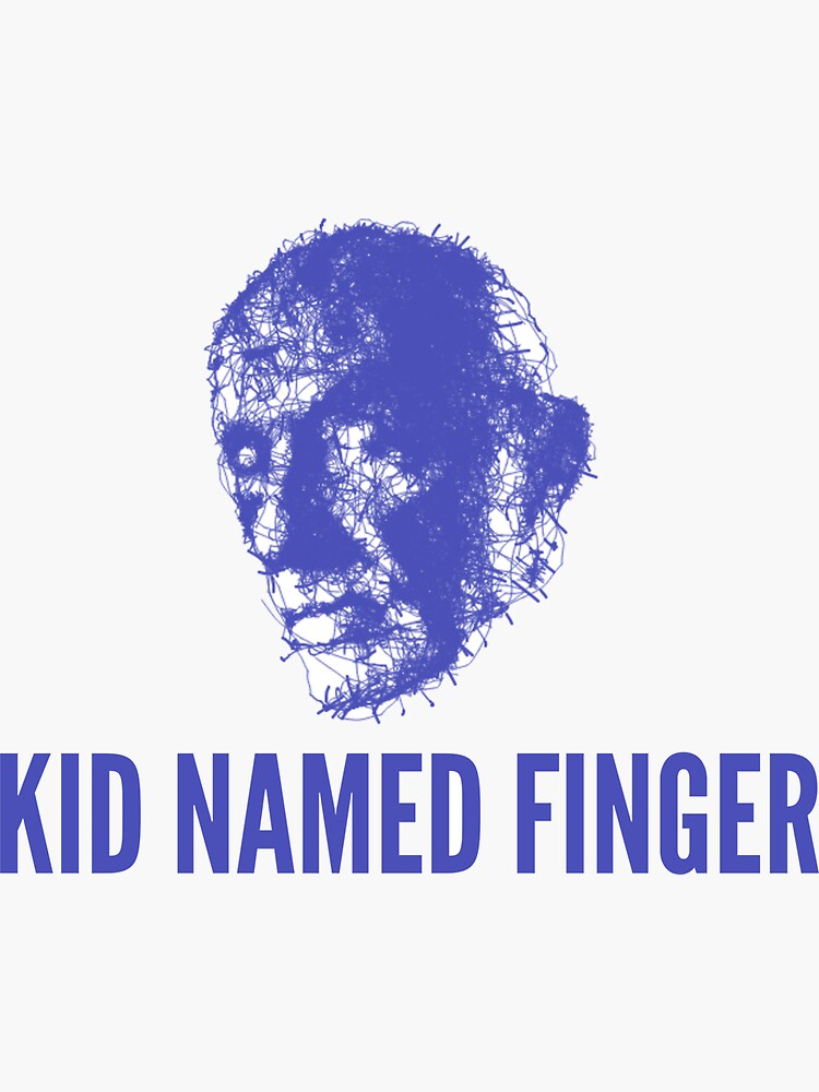 "Kid Named Finger" Sticker for Sale by CakmakShop | Redbubble