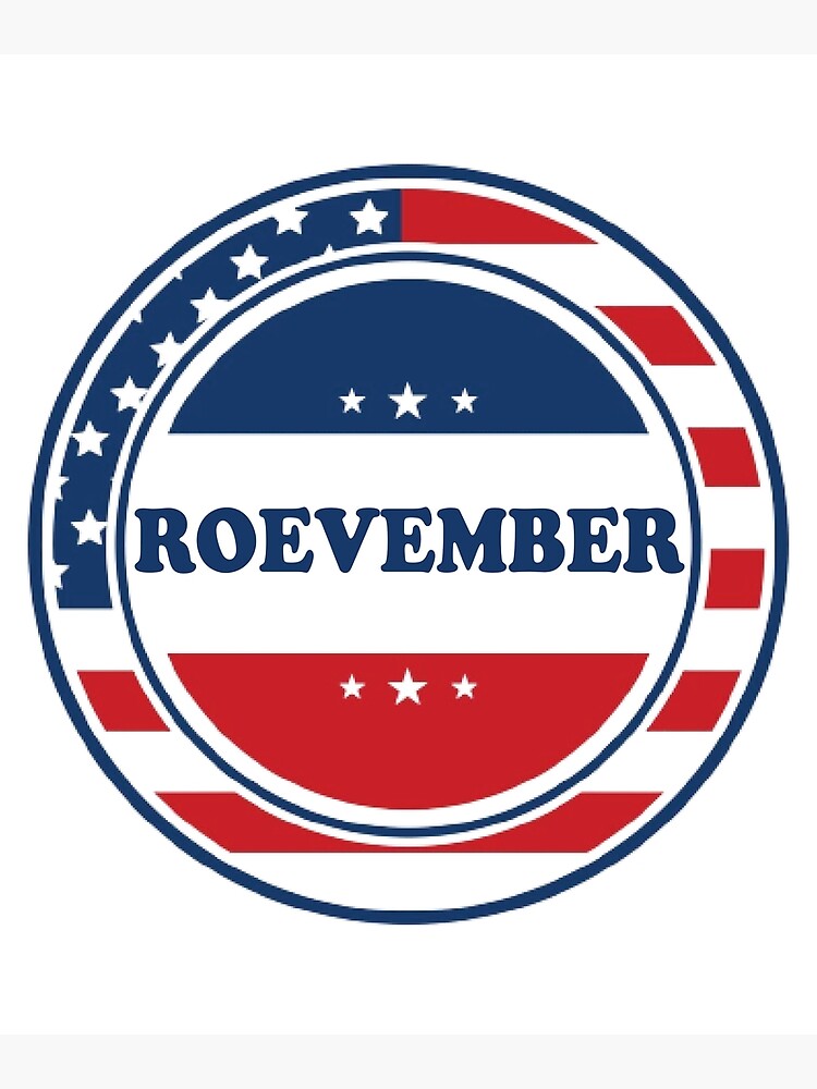 Póster «Roevember, camiseta con la bandera de Roevember USA envejecida ...