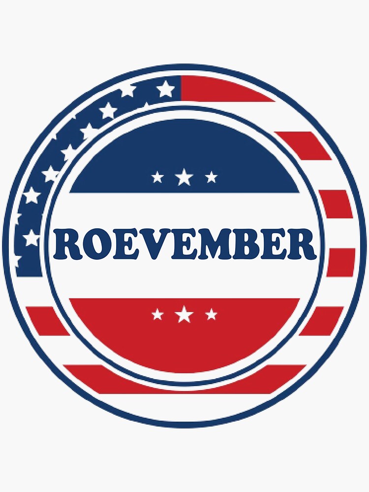 Pegatina «Roevember, camiseta con la bandera de Roevember USA ...
