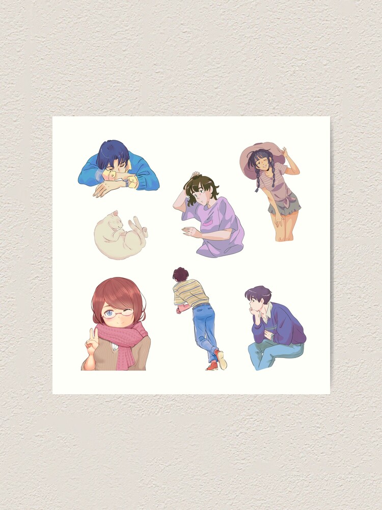 "Cute Anime Sticker Pack, Cute Anime Stickers, Kawaii Stickers, Cute ...