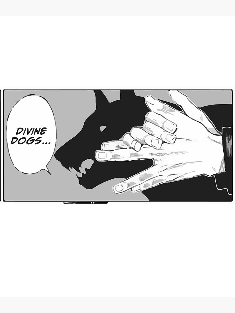 "Megumi Fushiguro Divine Dogs illustrations" Sticker for Sale by ...