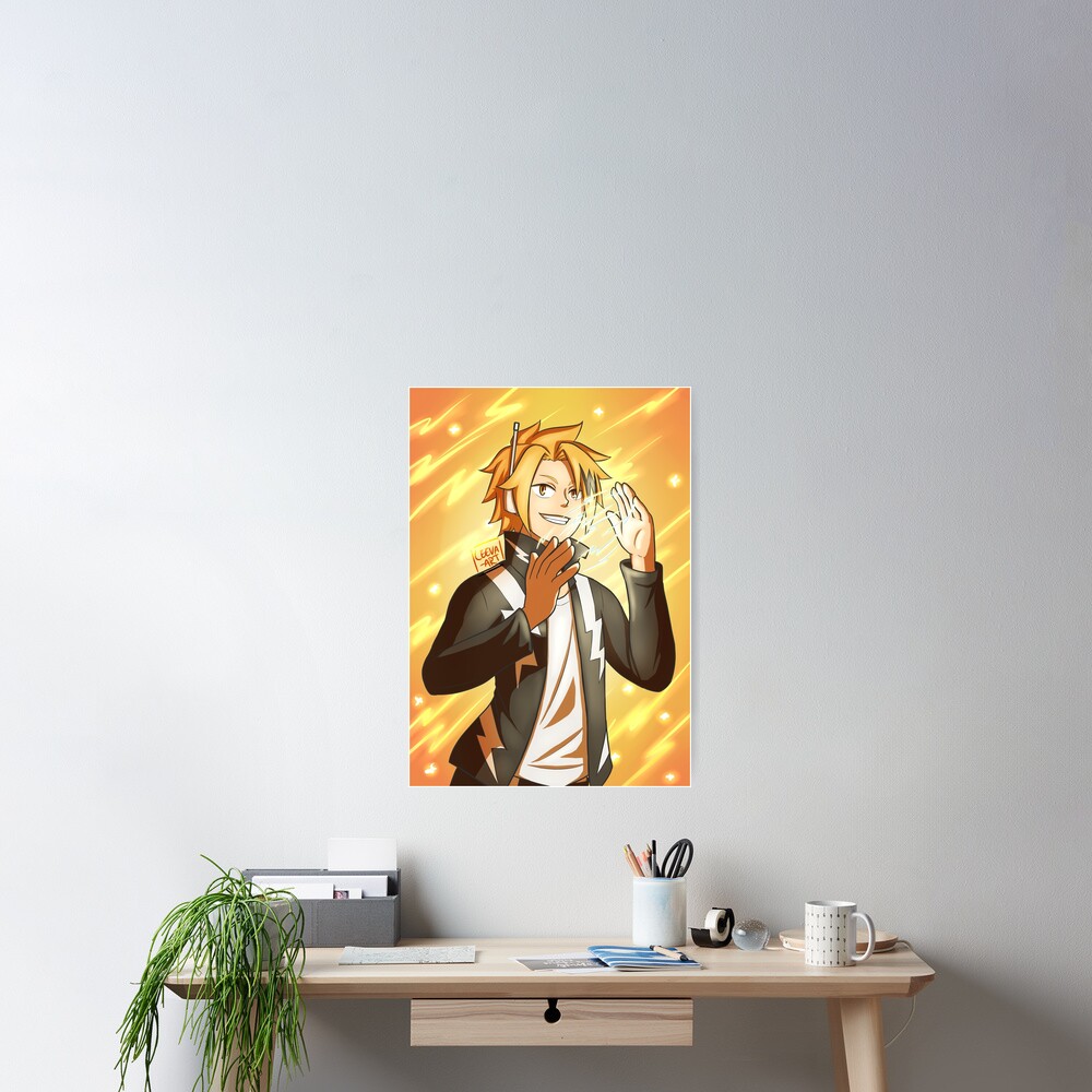 Poster « Kaminari Denki », par leeva | Redbubble