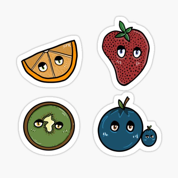 "ALIVE FRUIT SALAD" Sticker for Sale by dsp00ks | Redbubble