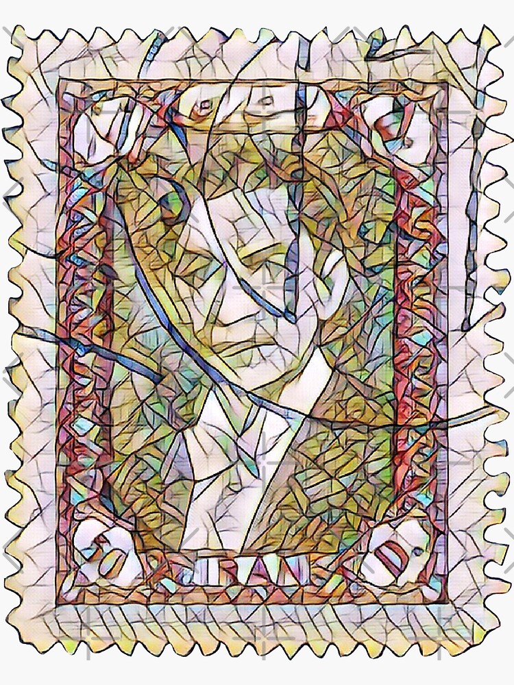 "Persian stamp - Persian (iranian) art" Sticker for Sale by Elbenj ...