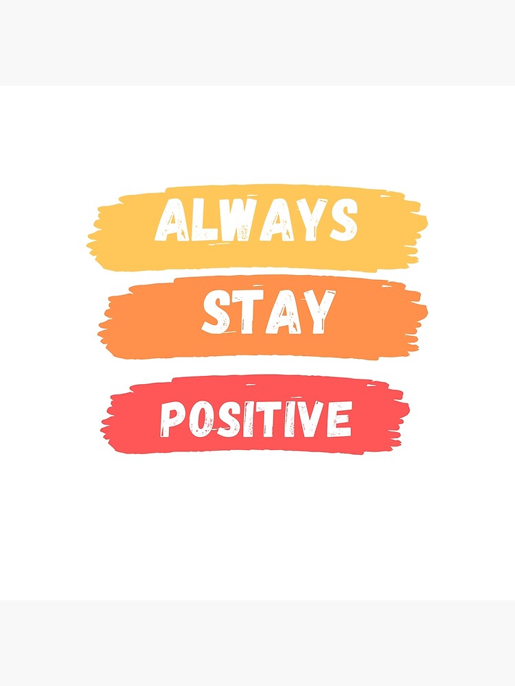 "Bleiben Sie immer positiv, träumen Sie groß, Affirmationen, psychische ...