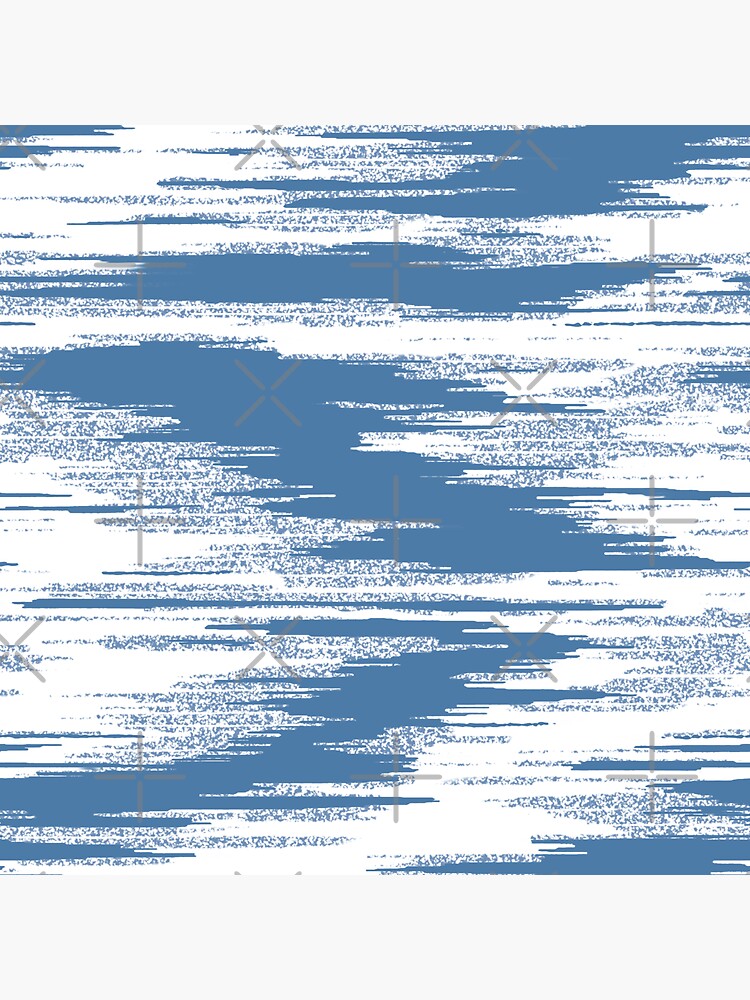 "VHS Static Noise Abstract Landscape Blue Stone" Sticker for Sale by ...