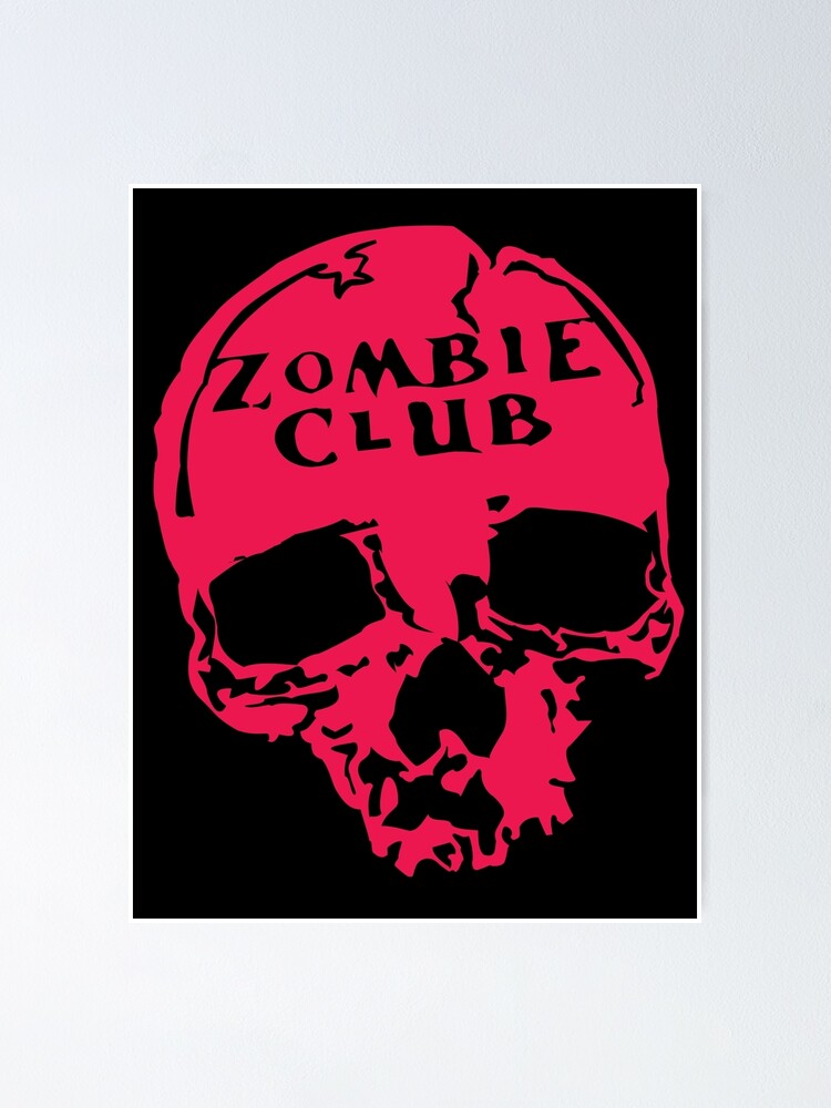 "Retro Zombie Club" Poster for Sale by pattyobaggins | Redbubble