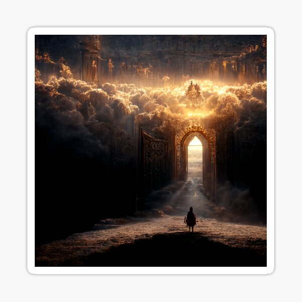 "Gates of Heaven " Sticker for Sale by TheDreamEffect | Redbubble