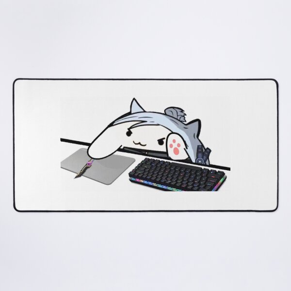 "WATCH THIS!!!!!!! Bongo Cat" Mouse Pad for Sale by Memes-Inc | Redbubble