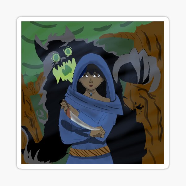 "night hunter anime" Sticker for Sale by Lord-Bystander | Redbubble