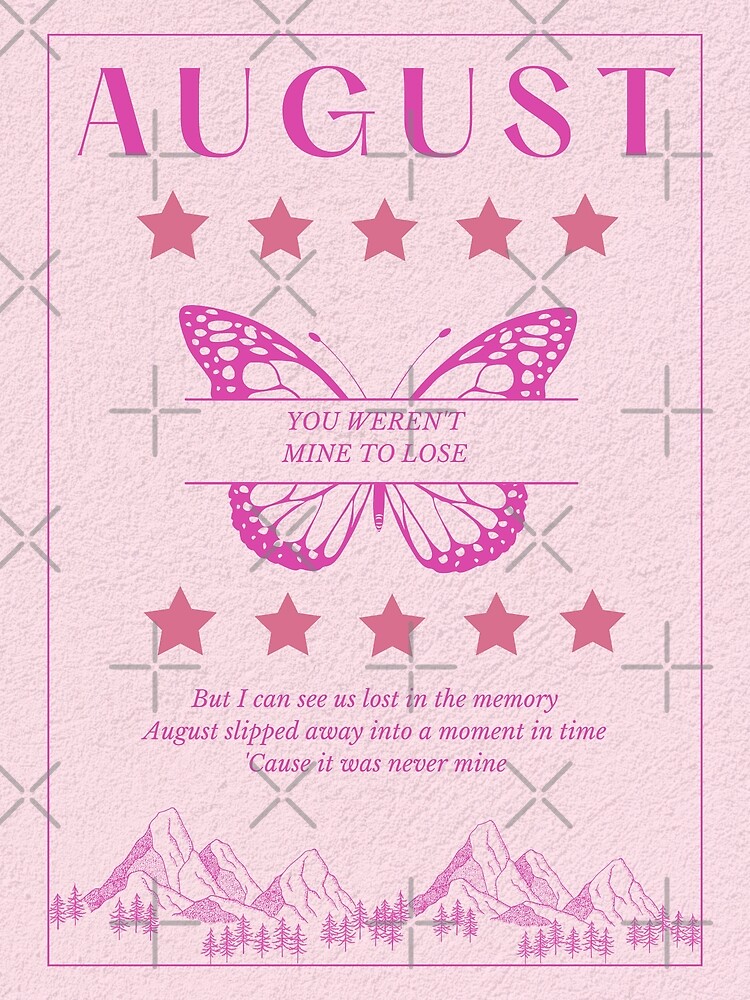 Taylor Folklore August Premium Matte Vertical Poster